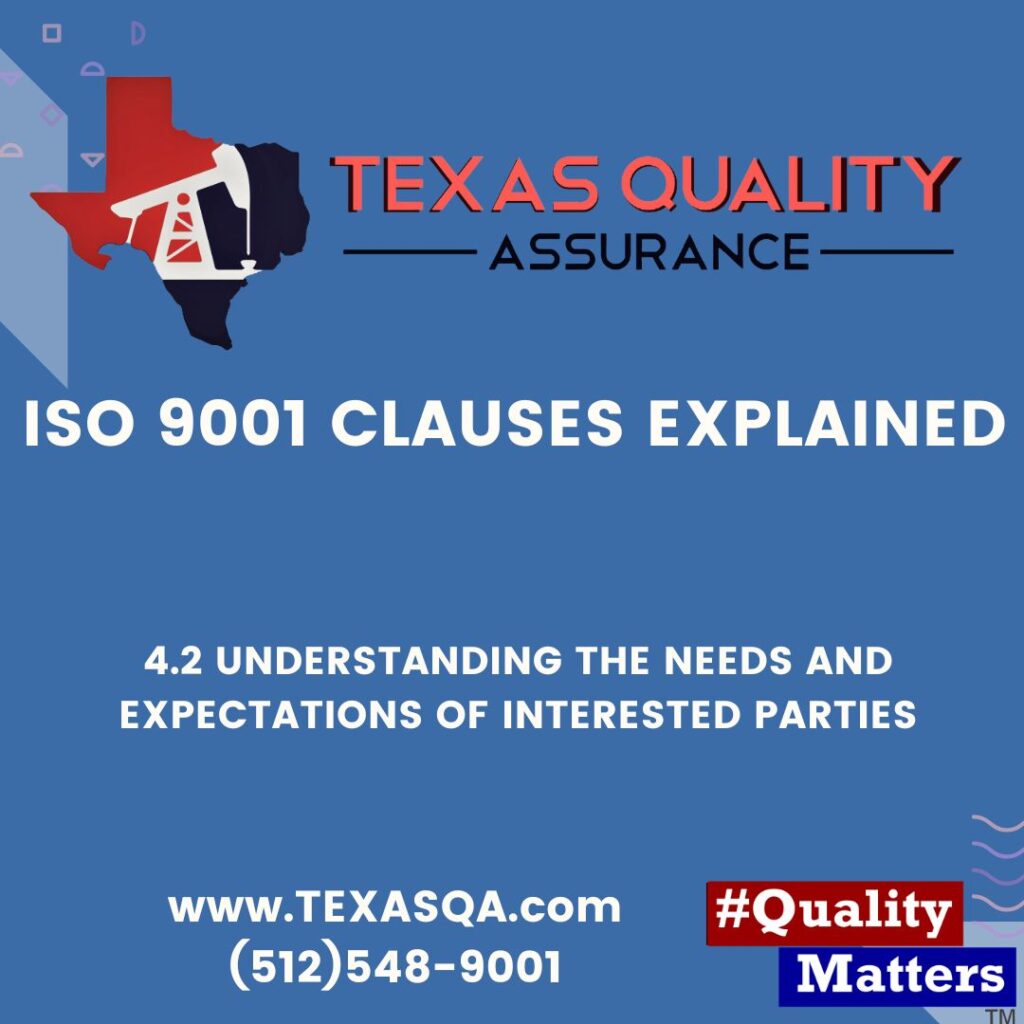 ISO 9001 CLAUSES EXPLAINED – 4.2 Understanding the needs and ...